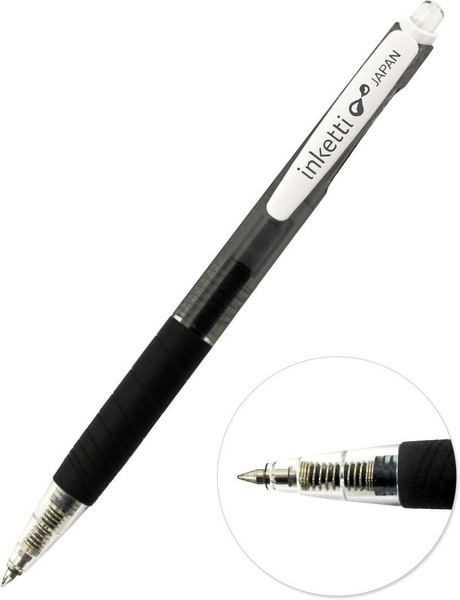Ручка гелевая Penac Inketti, автоматическая, BA3601/06-3SET, черный, 3 ...