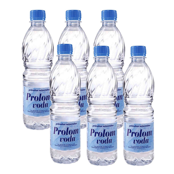 Вода минеральная термальная Prolom voda (Пролом) 6 шт по 0,5 л ...