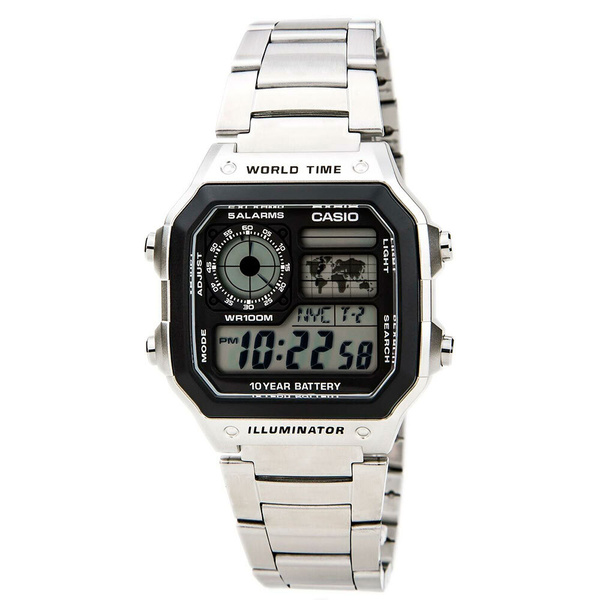 Casio Часы наручные Электронные Мужские наручные часы Casio AE-1200WHD ...