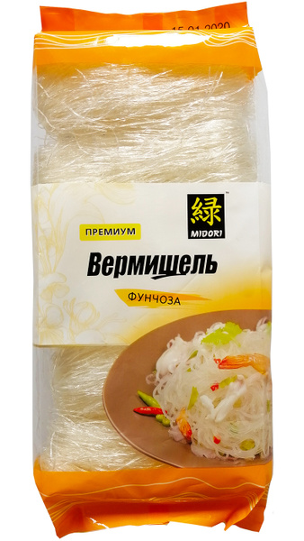 MIDORI Макароны вермишель фунчоза, 250 г - купить с доставкой по ...