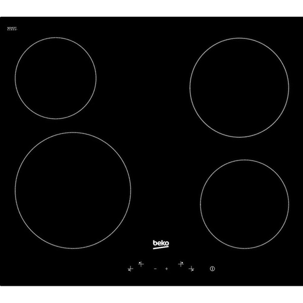 Встраиваемая электрическая варочная панель Beko HIC64401, 4 конфорки ...