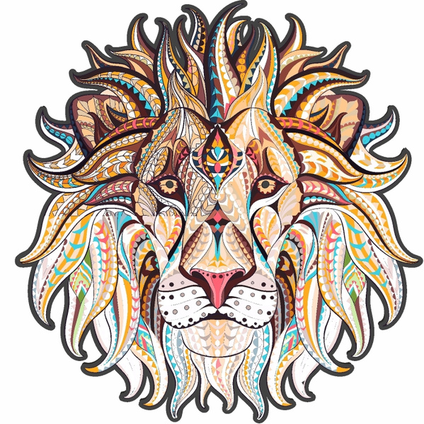 Украшение настенное интерьерное 9v Лев купить по доступным ценам в интернет магазине Ozon