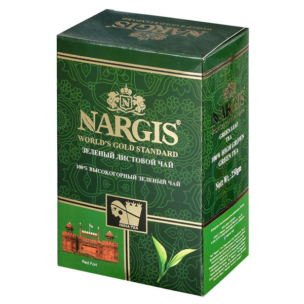 Чай листовой зеленый индийский Nargis Green Tea 250г - купить с ...
