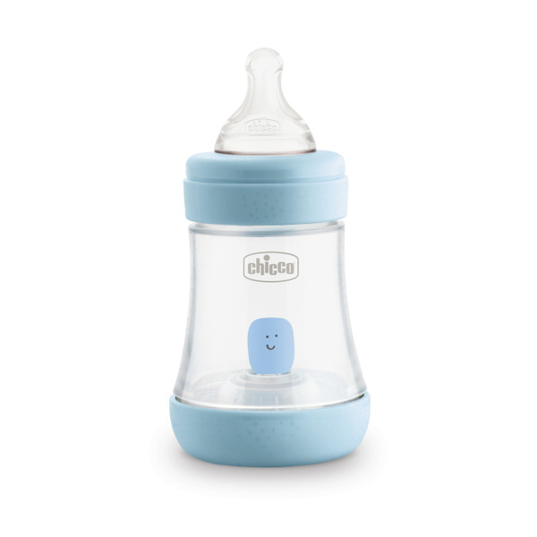 Бутылочка для кормления Chicco Perfect5 Boy голубая, прозрачная ...