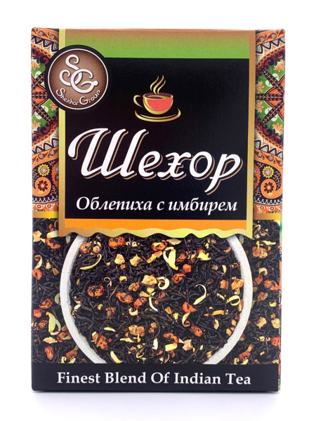 Черный чай Облепиха с имбирем Шехор (Sea buckthorn & Ginger Shekhor ...