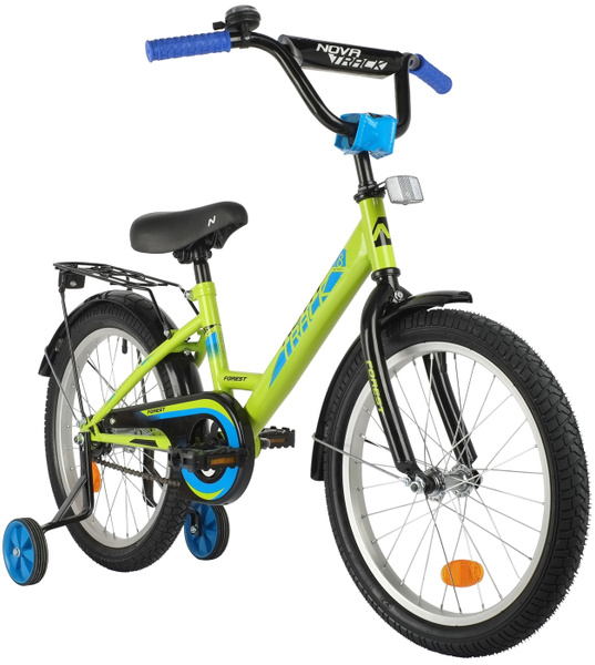 Велосипед NOVATRACK 18" FOREST зеленый, сталь, тормоз нож, крылья ...