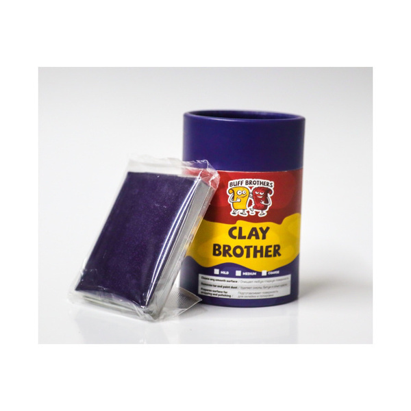 BUFF BROTHERS CLAY DARK BLUE Глина Полировальная Абразивная, 100г ...
