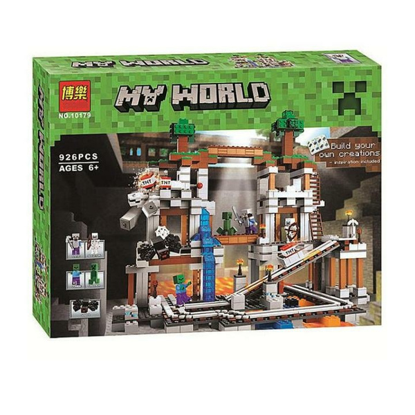 Конструктор Майнкрафт Шахта 10179 My World Minecraft 926 деталей купить ...