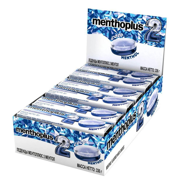 Леденцы Menthoplus 2-MENTHOL 12 шт. по 28 гр. - купить по выгодной цене ...