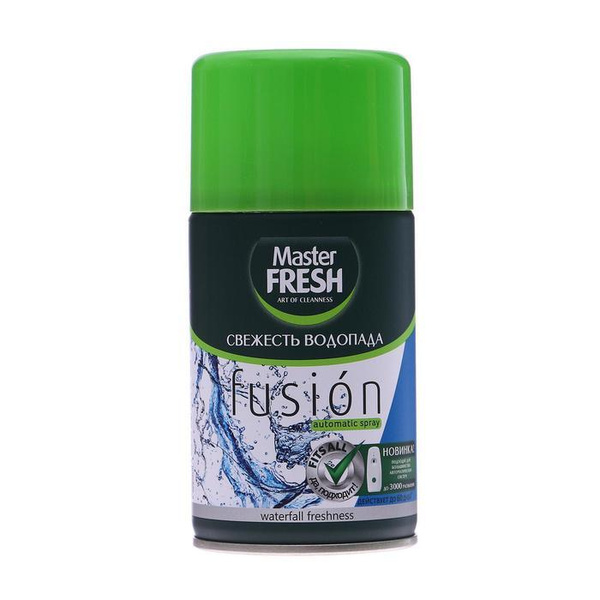 Освежитель Мастер Фреш Свежесть водопада, сменный баллон, 250 мл ...