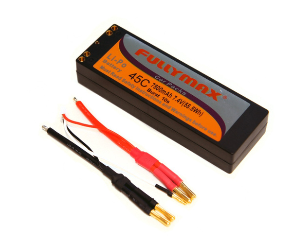 Аккумулятор LiPo Fullymax 7.4V 7500мАч 45C FB7500-45C-7.4V-JC - купить ...