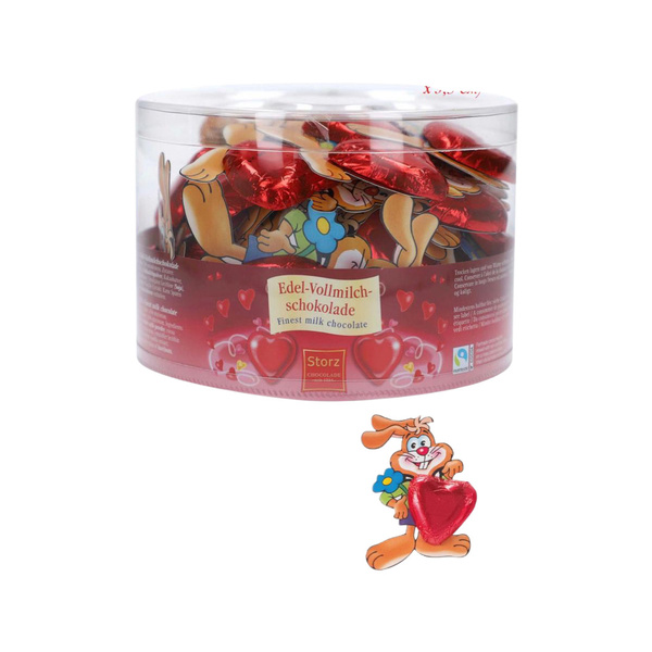 Шоколадные конфеты зайцы с сердечками Storz - купить с доставкой по ...