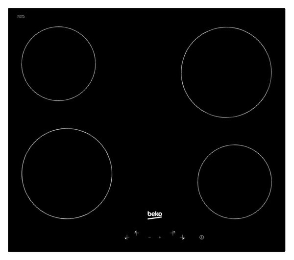 Встраиваемая электрическая варочная панель Beko HIC64400E, 60 см ...