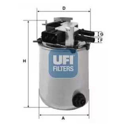 Фильтр топливный UFI 2409501 - купить по выгодным ценам в интернет ...