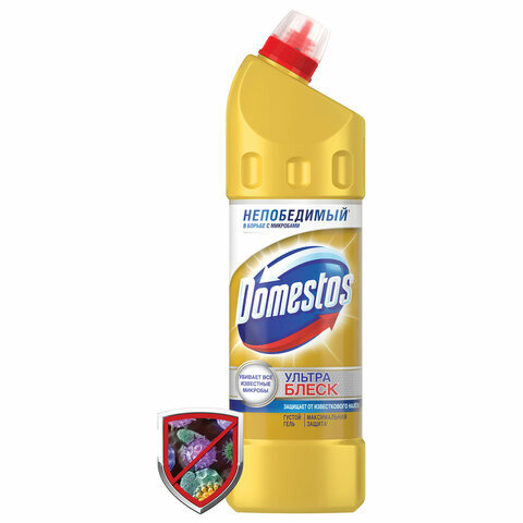 Средство для уборки туалета 1 л, DOMESTOS (Доместос) "Ультра Блеск ...