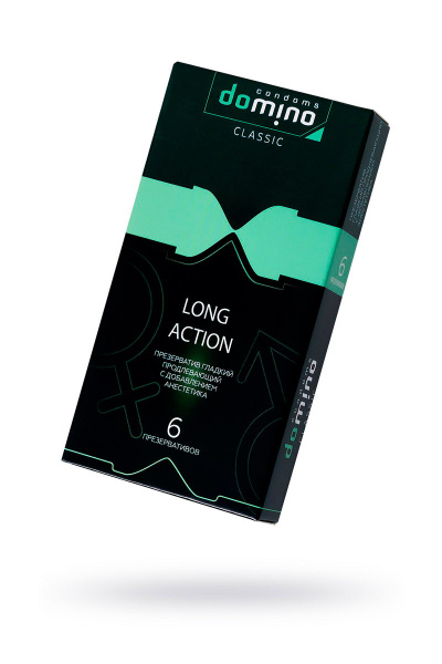 Презервативы Luxe Domino Classic Long Action 6 шт 18 см купить с