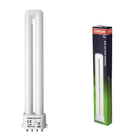 Лампа люминесцентная OSRAM DULUX S/E 11W/21-840, 11 Вт, U-образная ...