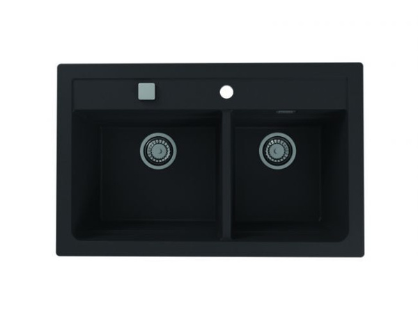 Мойка ALVEUS GRANITAL ATROX 50 CARBON - G91 в комплекте с сифоном ...