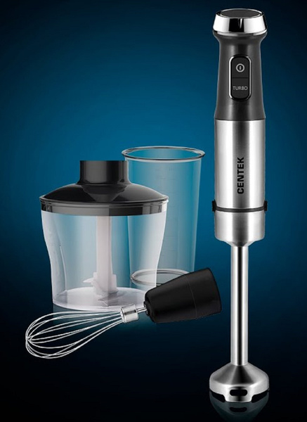 Centek Погружной блендер CT-1345 погружной/портативный/стакан/чоппер/венчик, для смузи/теста ...