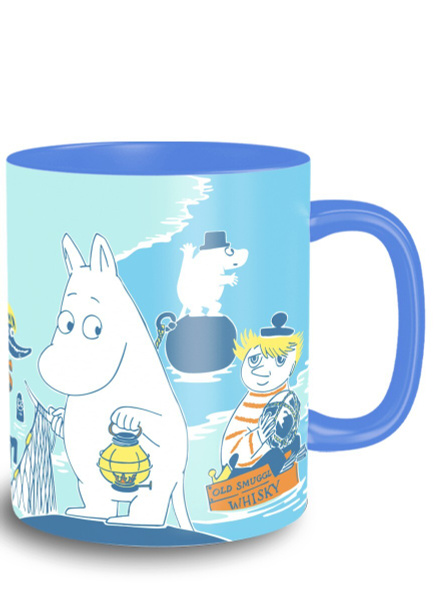 Кружка "Кружка синяя мультфильм муми тролль moomin - 6680", 330 мл ...