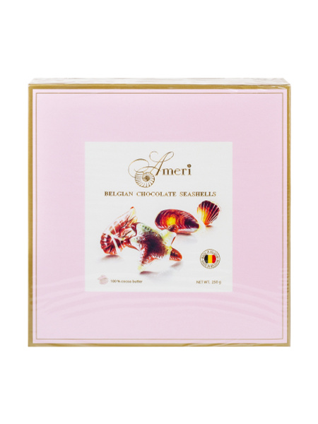 Шоколадные конфеты Ameri с пралине 250 гр розовая упаковка - купить с доставкой по выгодным ...