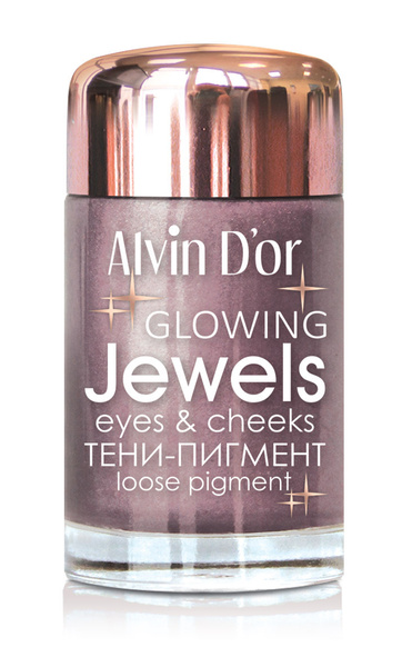 Alvin D'or, Тени-пигмент для век Jewels (07 Темный пион) - купить с ...