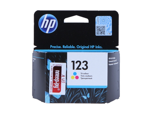 Картридж HP 123 Tri-Color купить по низкой цене: отзывы, фото ...