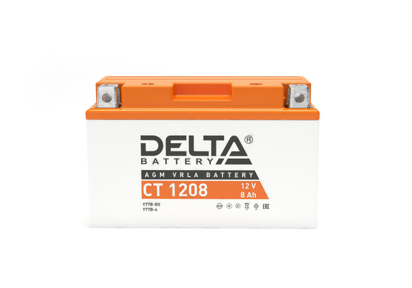 Аккумулятор для мототехники Delta Battery CT1208 купить по выгодной ...