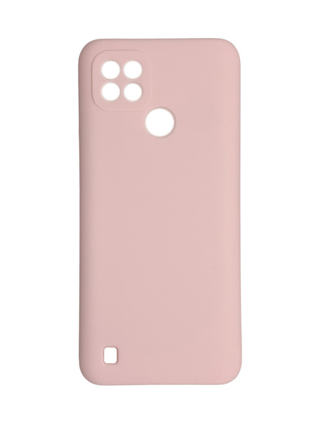 Чехол для realme C21 / чехол на реалми с21 матовый розовый - купить с ...