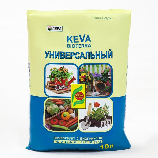 Почвогрунт KEVA BIOTERRA Универсальный, 10 л - купить по низкой цене в ...