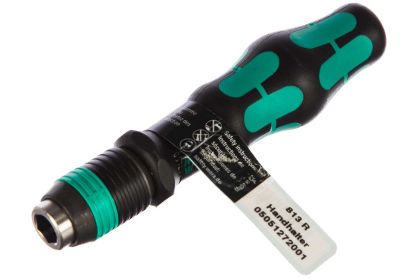 Отвертка рукоятка-битодержатель WERA 813 R Kraftform Plus патрон ...