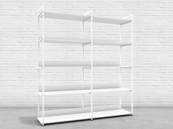 Стеллаж торговый BS 20, 180х45х200 см, Белый слон plus - купить по ...
