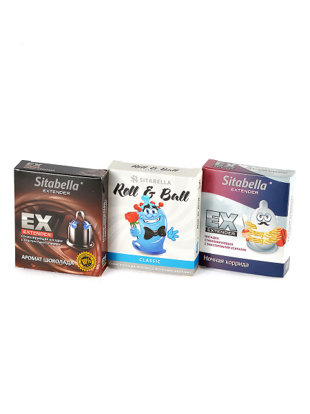Sitabella Насадки и удлинители эротические Набор стимулирующих насадок - Sitabella_Набор №3 ...