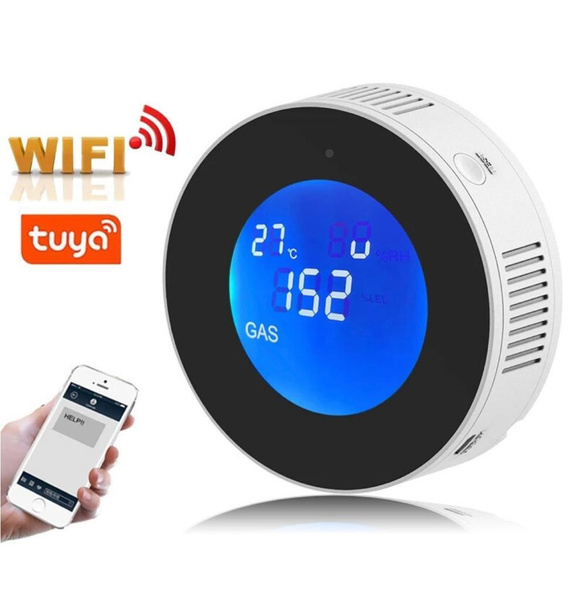 Wi Fi датчик Tuya обнаружение утечки газа температурный датчик
