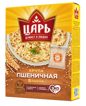 Крупа Царь в пакетах пшеничная 400г 3шт - купить с доставкой по ...