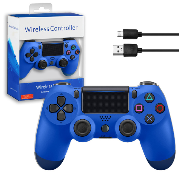 Джойстик dualshock, для PlayStation 4, синий - купить по выгодной цене ...