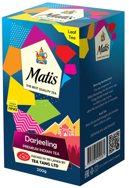 чай черный MATIS (ТИ ТЭНГ) "Дарджилинг" 200 гр. купить на OZON по низкой цене (578114026)