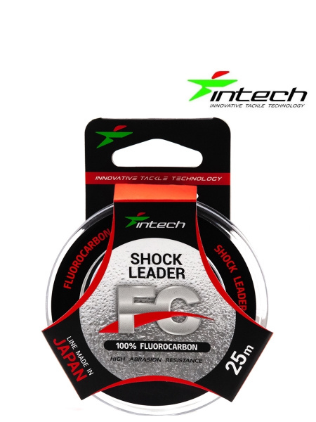 Флюорокарбоновая леска для рыбалки INTECH FC Shock Leader_прозрачный, 1 ...