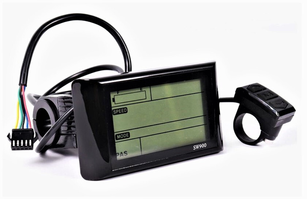 Панель управления для электровелосипеда LCD SW900 (48-72В) - купить с ...