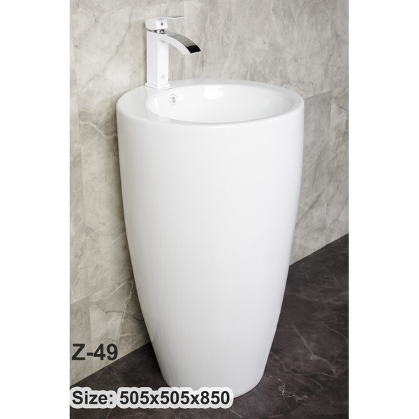 Раковина Zandini Z-49, белый купить по доступной цене с доставкой в интернет-магазине OZON ...