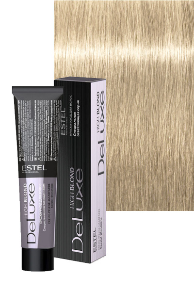 Estel De Luxe High Blond 100 Натуральный блондин ультра краска-уход 60 мл. - купить с доставкой ...