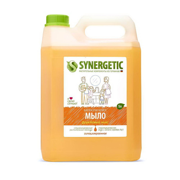 Synergetic Жидкое мыло 5000 мл купить на OZON по низкой цене (1101321211)