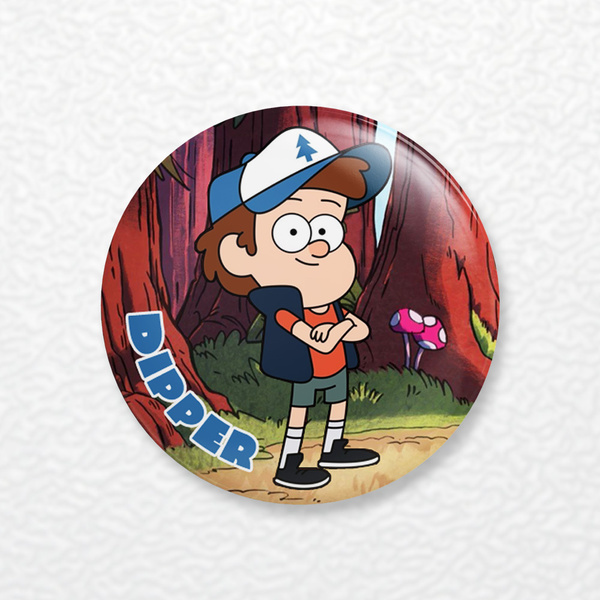 Магнит круглый "Gravity Falls - Mason Dipper Pines / Гравити Фолз ...