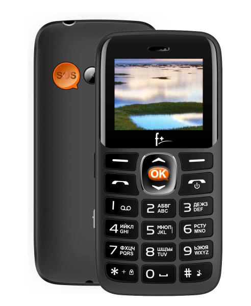 Мобильный телефон F+ Ezzy 4 черный, черный - купить по выгодной цене в интернет-магазине OZON ...