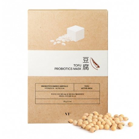 VT Cosmetics Маска тканевая Tofu Probiotics Mask - купить с доставкой ...