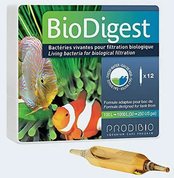 BIO DIGEST гипер-концентрированное бактериальное средство для пресных и ...