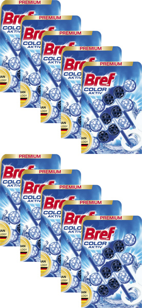 Чистящее средство Bref Color Aktiv С хлор-компонентом для унитаза 50 г ...