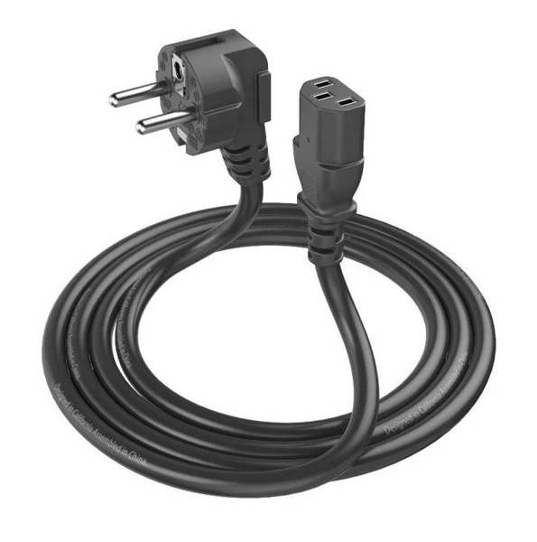 Кабель Кабель сетевой 3 pin для Блока питания ПК, XBOX360, PS3 FAT, PS4 ...