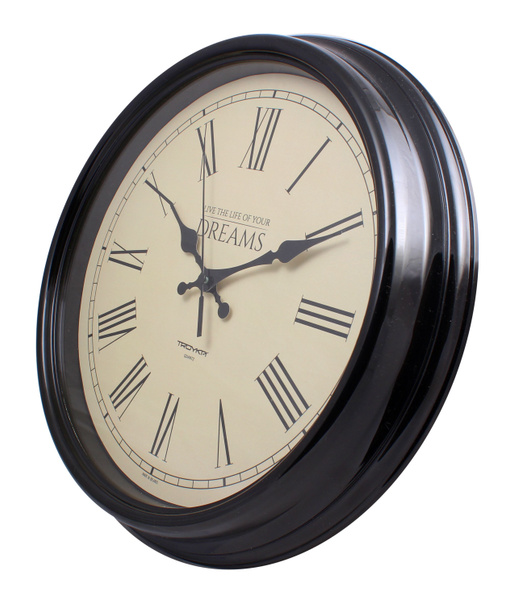 Часы настенные бесшумные Troykatime черные круглые 30 5 см купить C доставкой на Ozon по низкой
