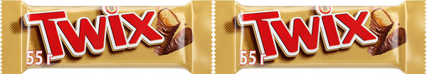 Батончик Twix шоколадный с печеньем и карамелью, комплект: 2 упаковки по 55 г купить на OZON по ...